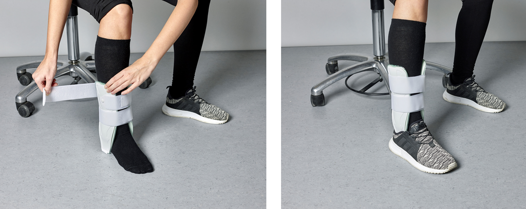 Aircast ankle splint - how to use