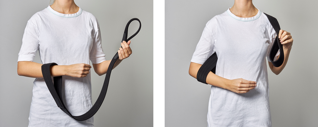 Collar and cuff arm sling - how to use