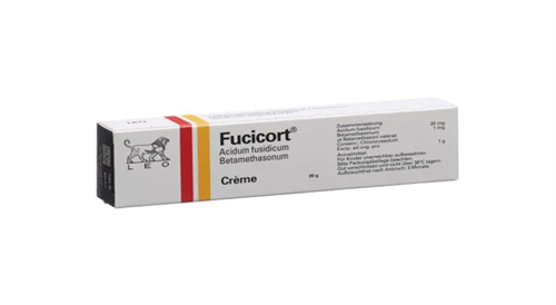 Behandling med Fucicort 20% mg/g + 1mg/g