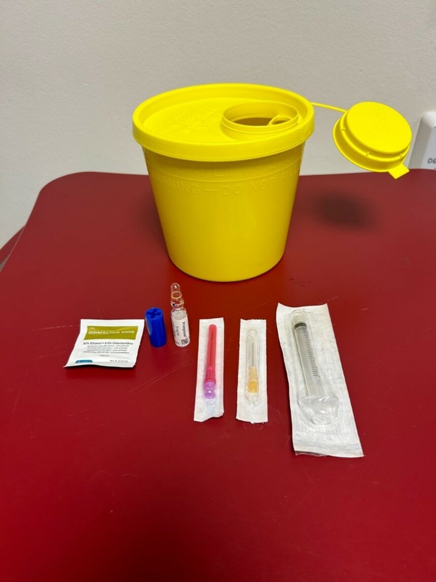 Octostim, guide to injection